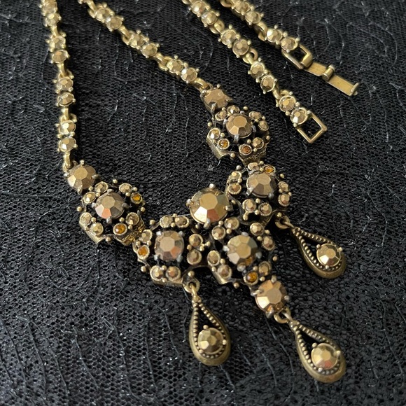 Albert Weiss | Jewelry | Vintage Authentic Weiss Topaz Rhinestone ...